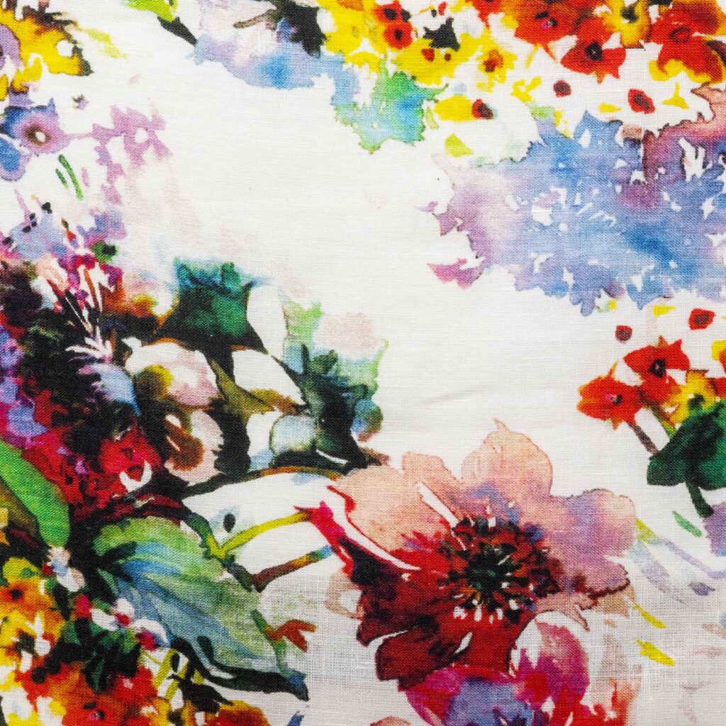 Digital Print – Gray Lines Linen